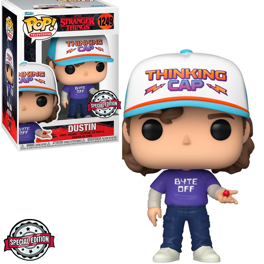 MUÑECO FUNKO POP STRANGER THINGS S4 EXCLUSIVE DUSTIN 1249 147095 ...